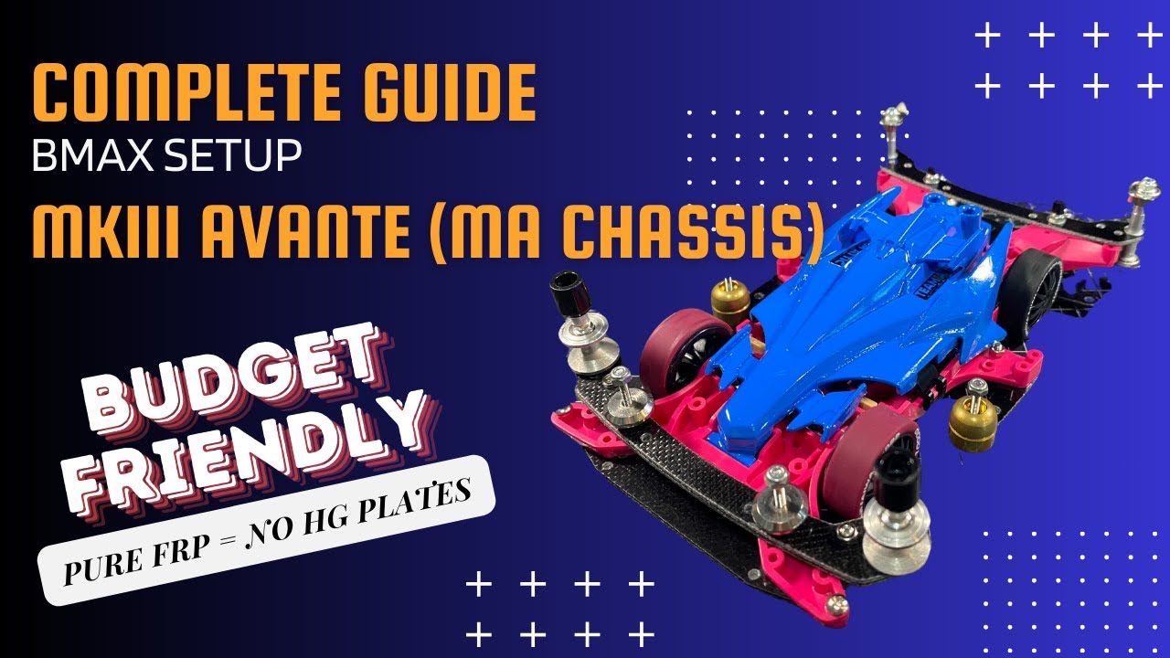 Tamiya Mini 4WD - MK lll Avante (MA Chassis) Budget Bmax Build + Test ...