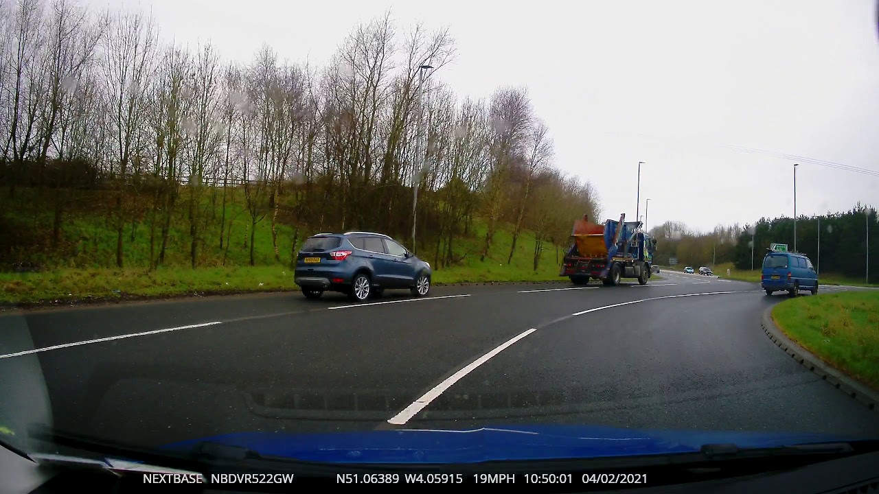 Right turn at Lake Roundabout in Barnstaple. - YouTube