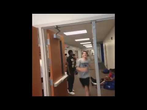 Guy hits his head on pole - YouTube