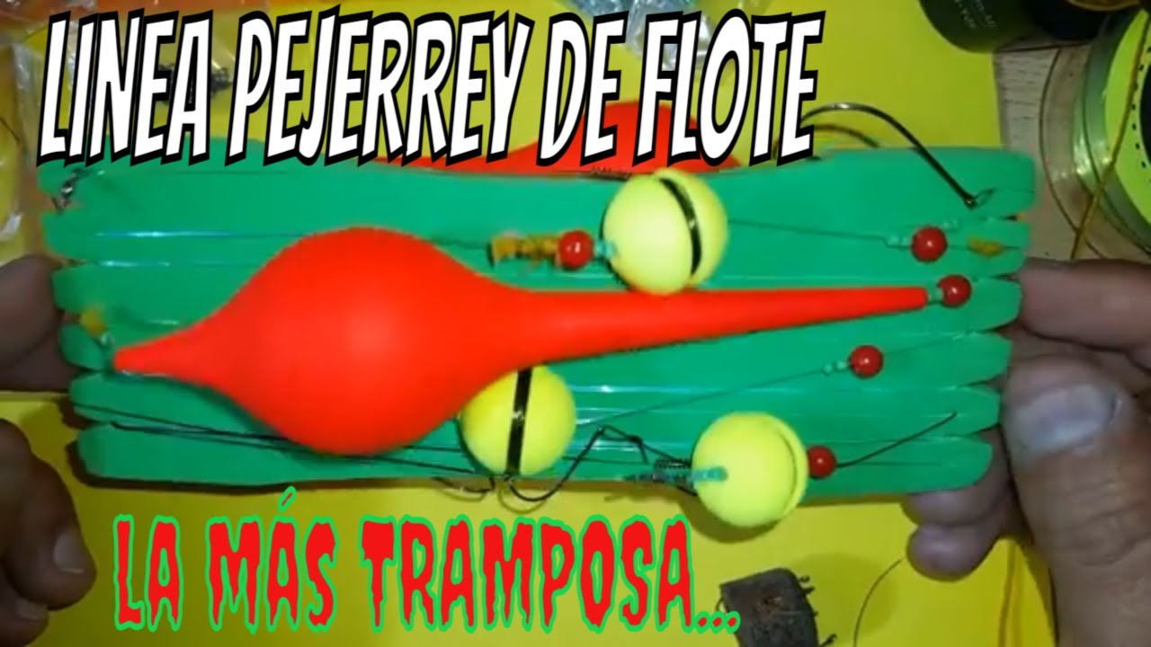 CÓMO ARMAR LA MEJOR LINEA DE PEJERREY, LINEA TRAMPOSA BIEN EXPLICADA ...