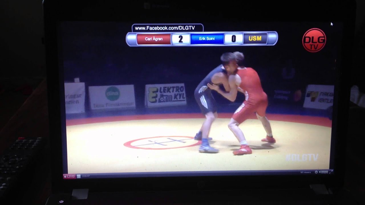 Carl Ågren, Söderhamns Brottarklubb, 58 kg, USM-Guld 2014 - YouTube