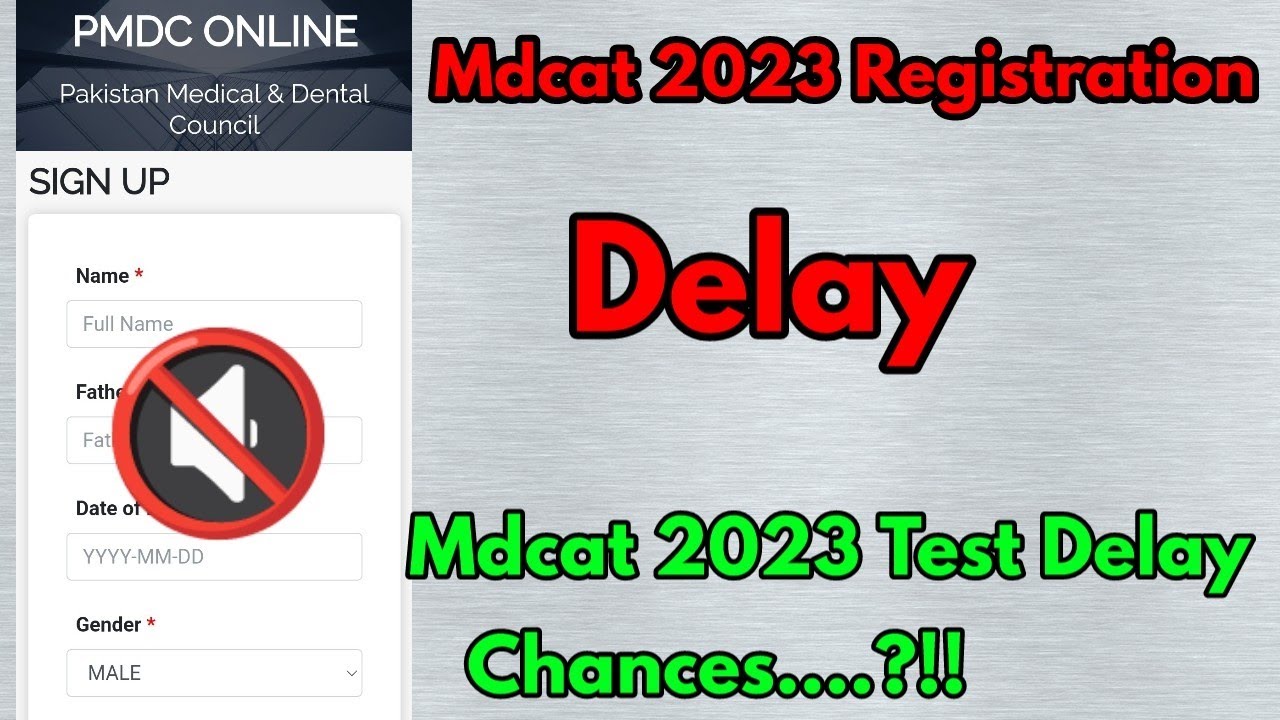 Mdcat Registration has been delayed||Mdcat registration 2023||Latest ...