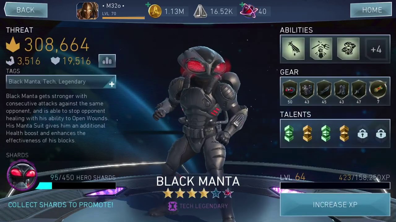 Injustice 2 mobile first time manta in raid - YouTube