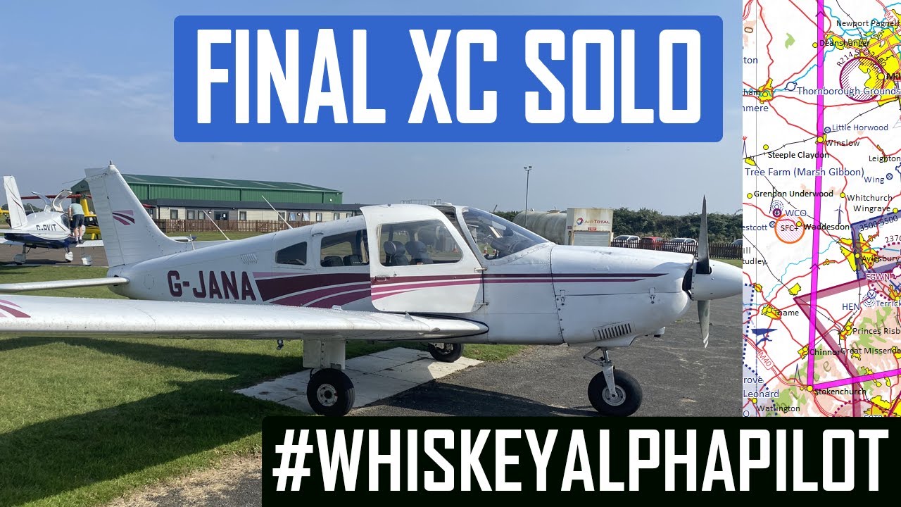 My Cross Country solo qualifying flight Flying Vlog - YouTube