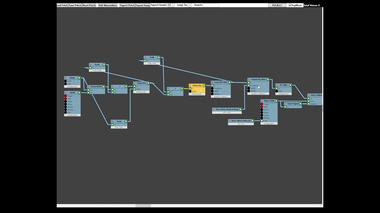 64Klang: Simple physical modeling of orchestral strings - YouTube