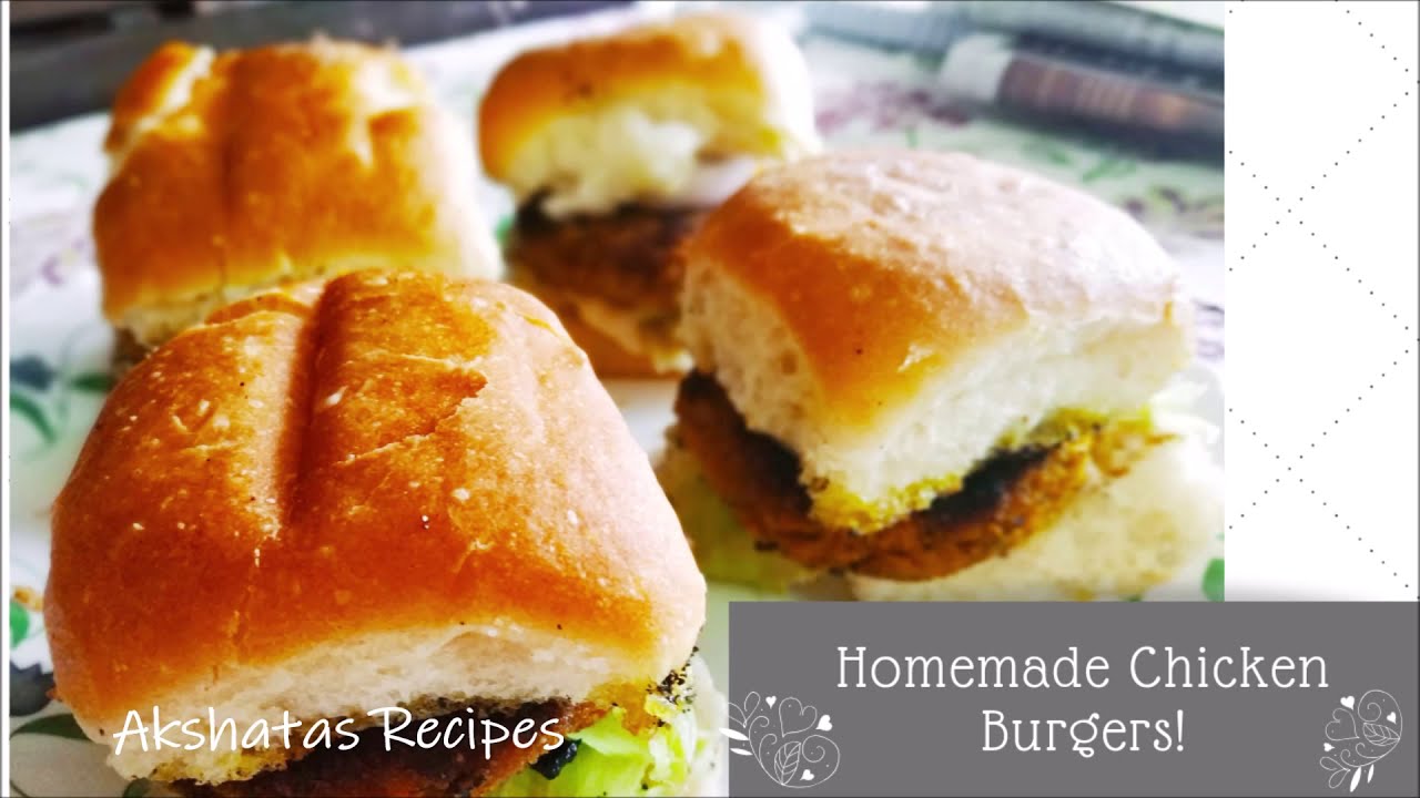 Chicken Burger |anyone can make this burger |super easy & quick - YouTube