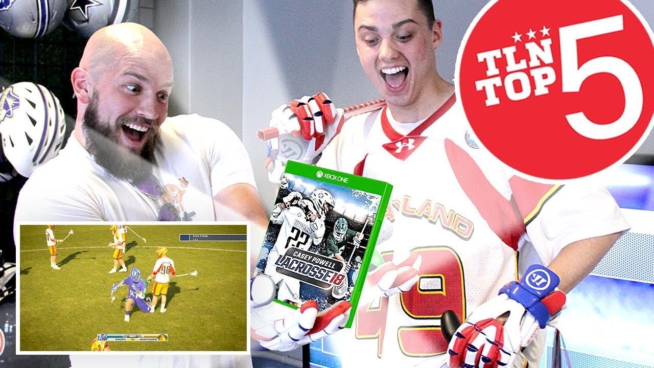 FIRST Time Playing Casey Powell Lacrosse 18 | TLN Top 5 - YouTube