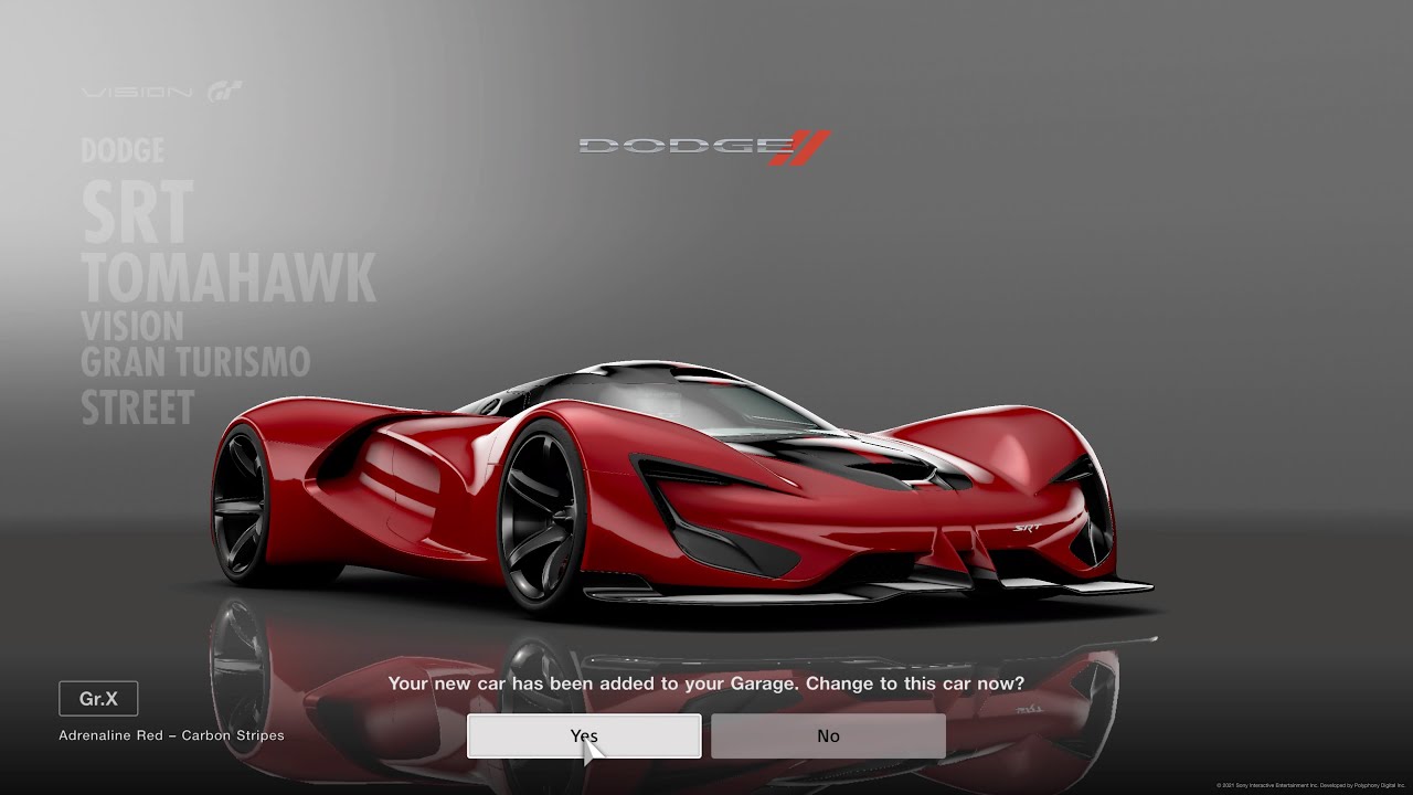 Gran Turismo™SPORT | Dodge SRT Tomahawk Vision Gran Turismo Street ...