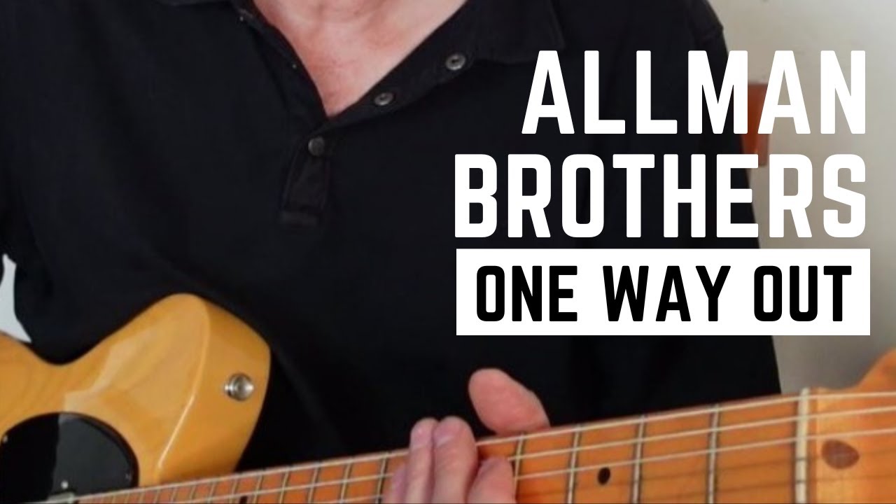 One Way Out ALLMAN BROTHERS Riff | Blues Guitar Lesson - YouTube