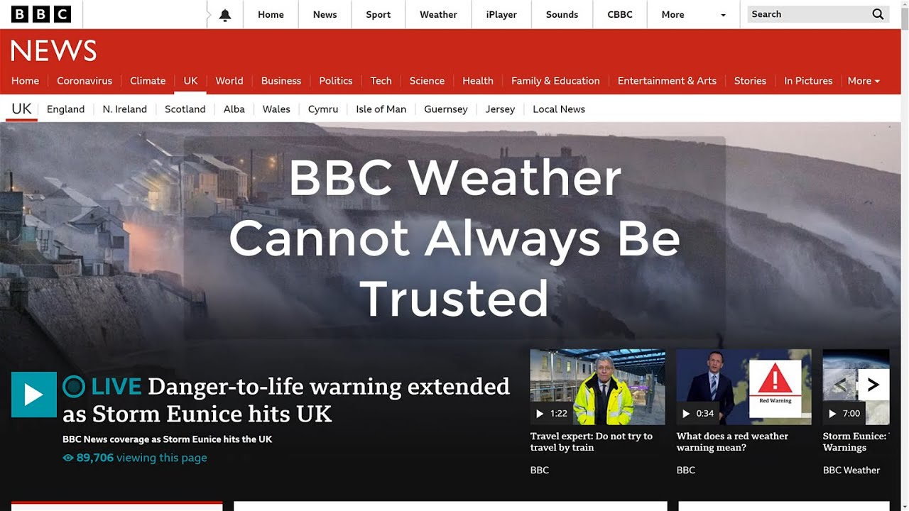 BBC Online Weather Forecast, How Accurate Is It? - YouTube