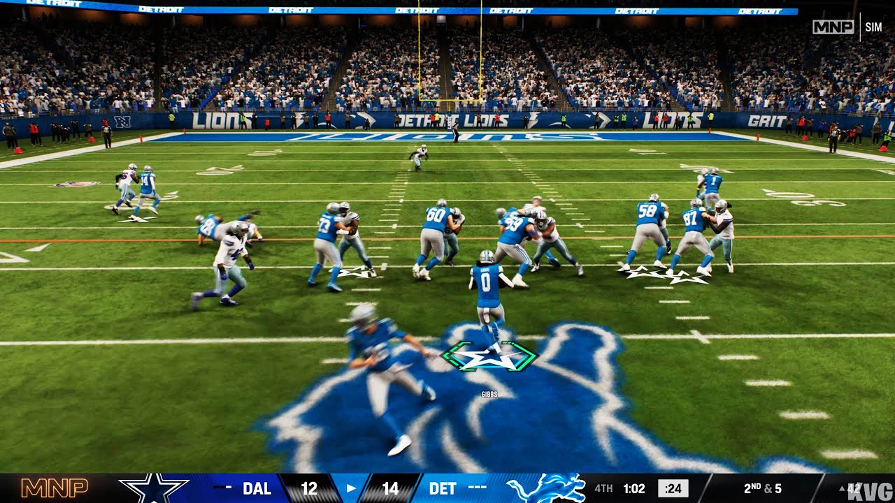 Madden NFL 26 - Dallas Cowboys vs Detroit Lions - Gameplay (PS5 UHD ...