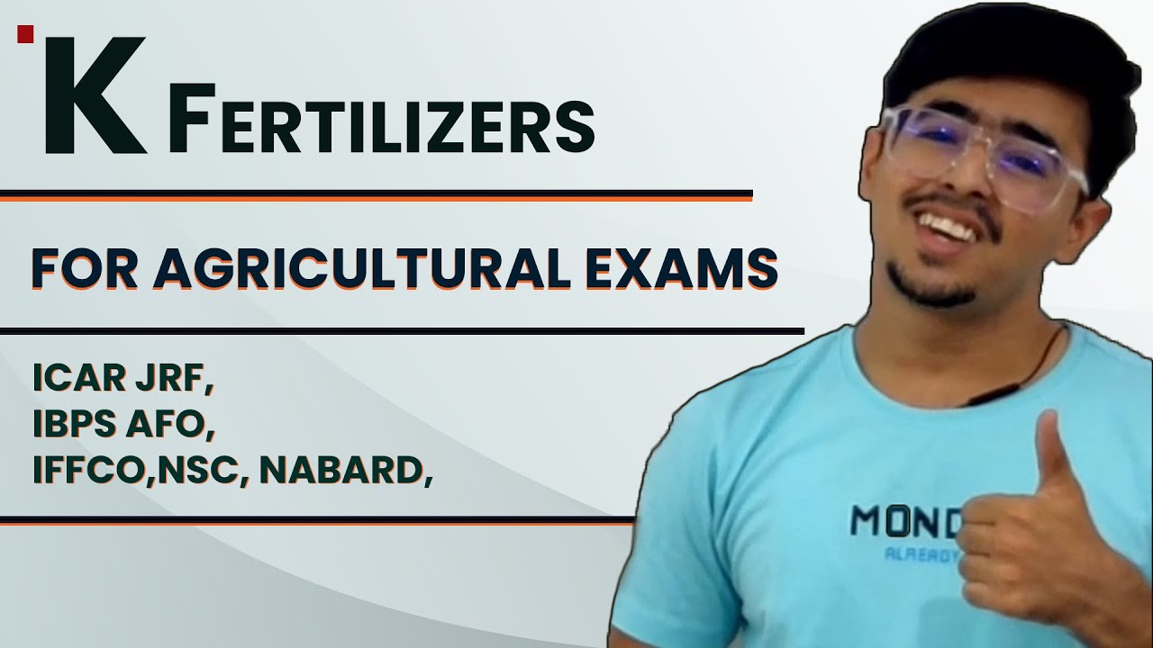 K Potassium Fertilizers Important Questions #agriculture #icarjrf # ...