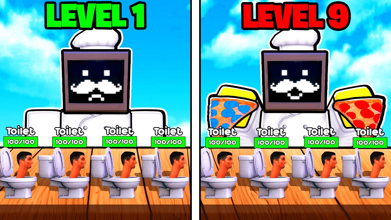 Using ONLY CHEF TV MAN In Toilet Tower Defense - YouTube