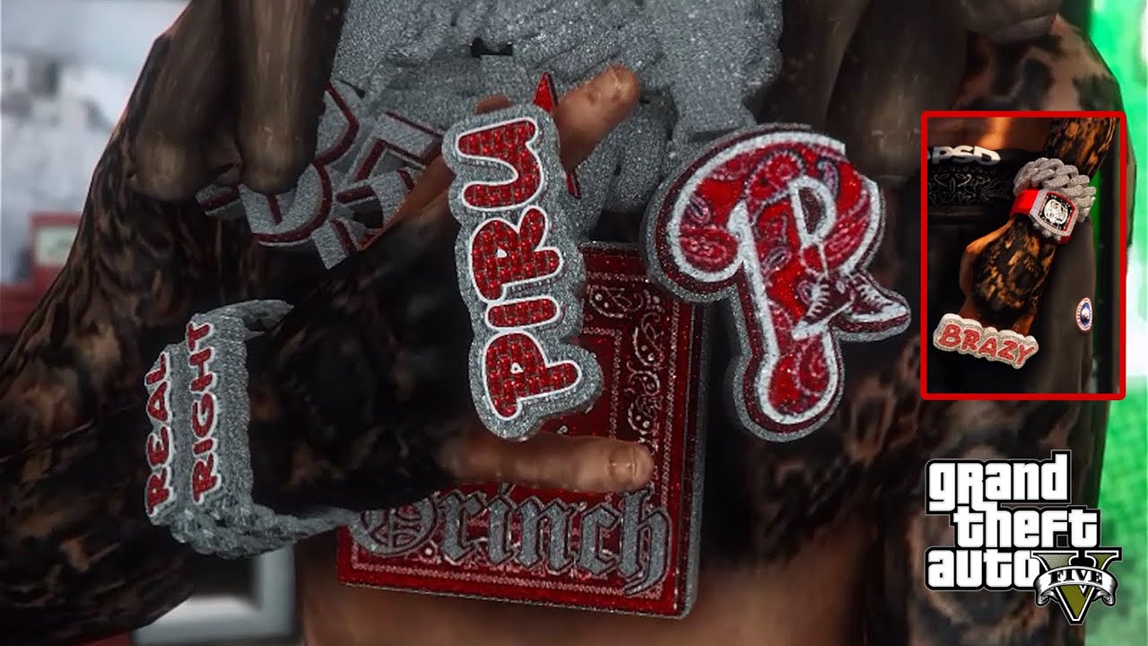 Making A Iced Out Jewelry Set For A Gang In GTA RP (FiveM) | Blender 3D ...