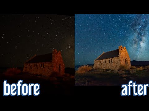 HOW TO bring out stars in LIGHTROOM - YouTube