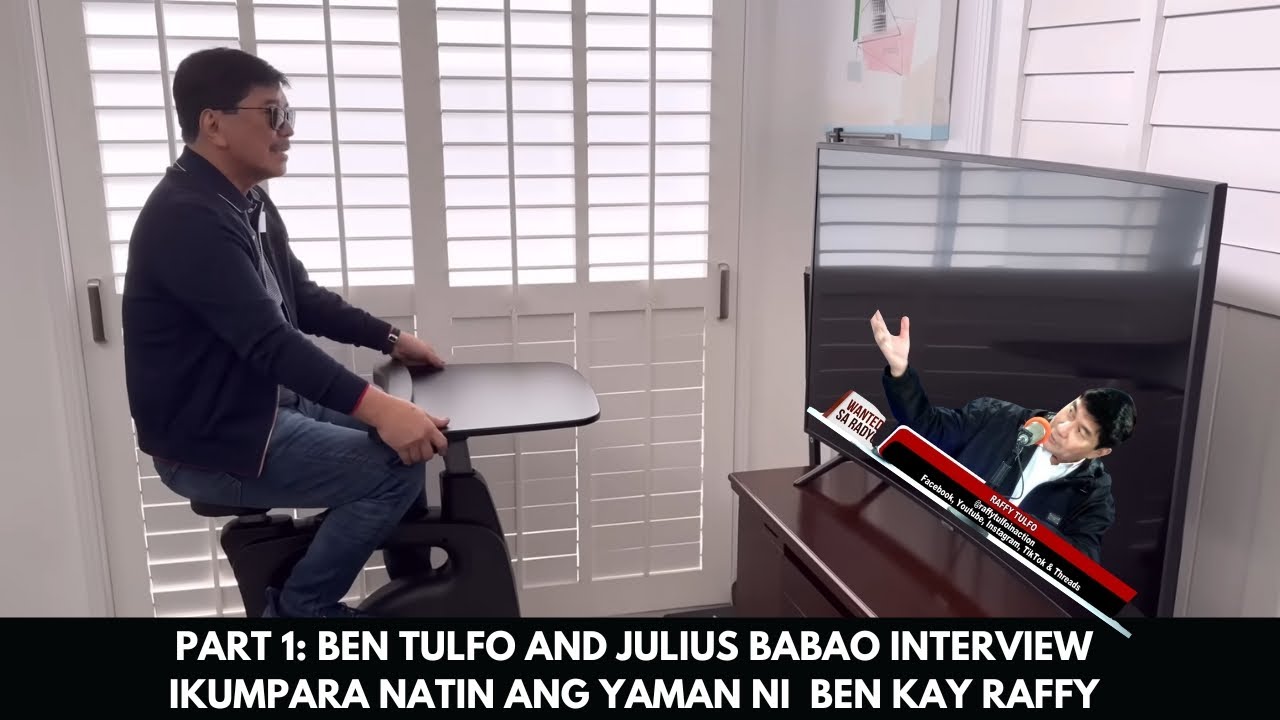 PART 1: BEN TULFO AND JULIUS BABAO INTERVIEW IKUMPARA NATIN ANG YAMAN ...