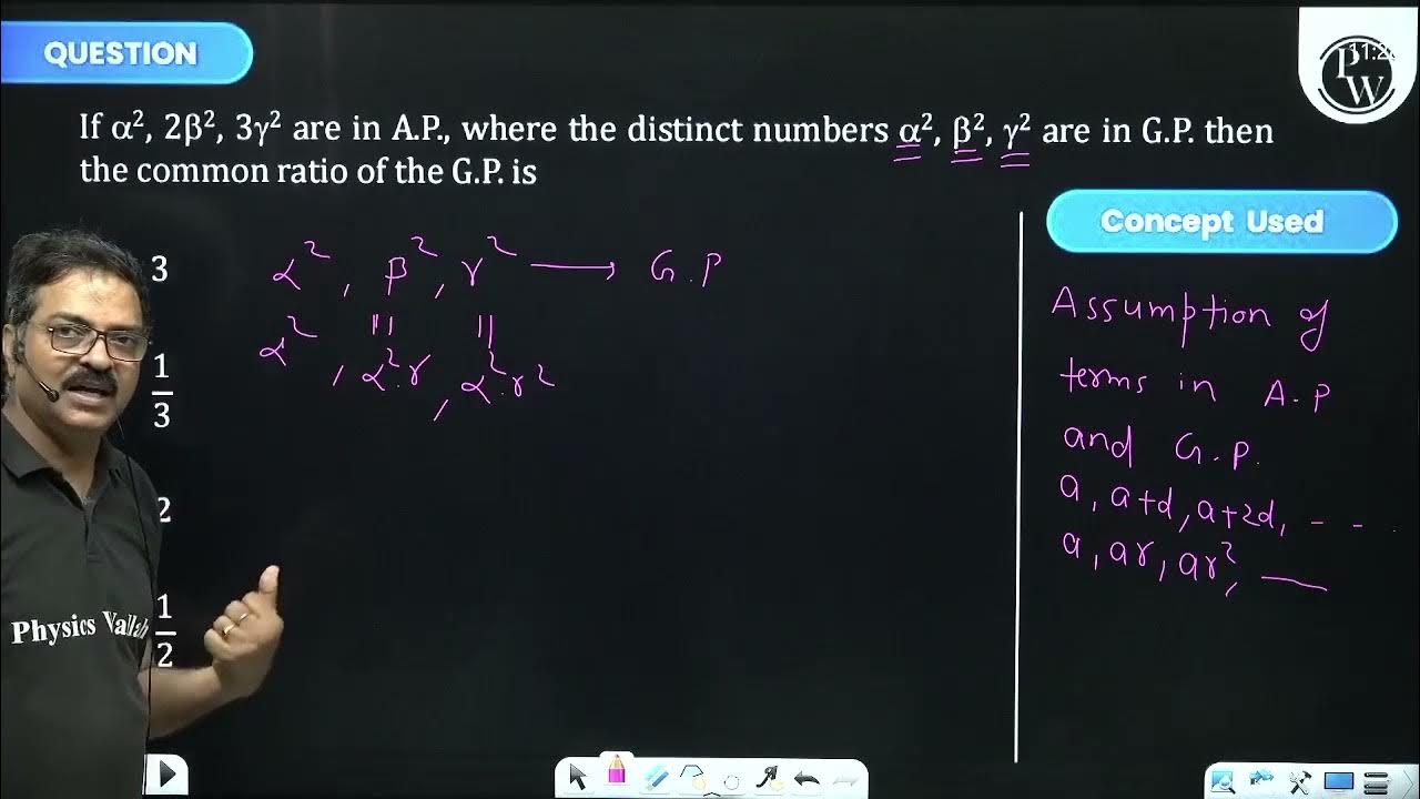 If α2,2β2,3γ2 are in A.P., where the distinct numbers α2,β2,γ2 ...