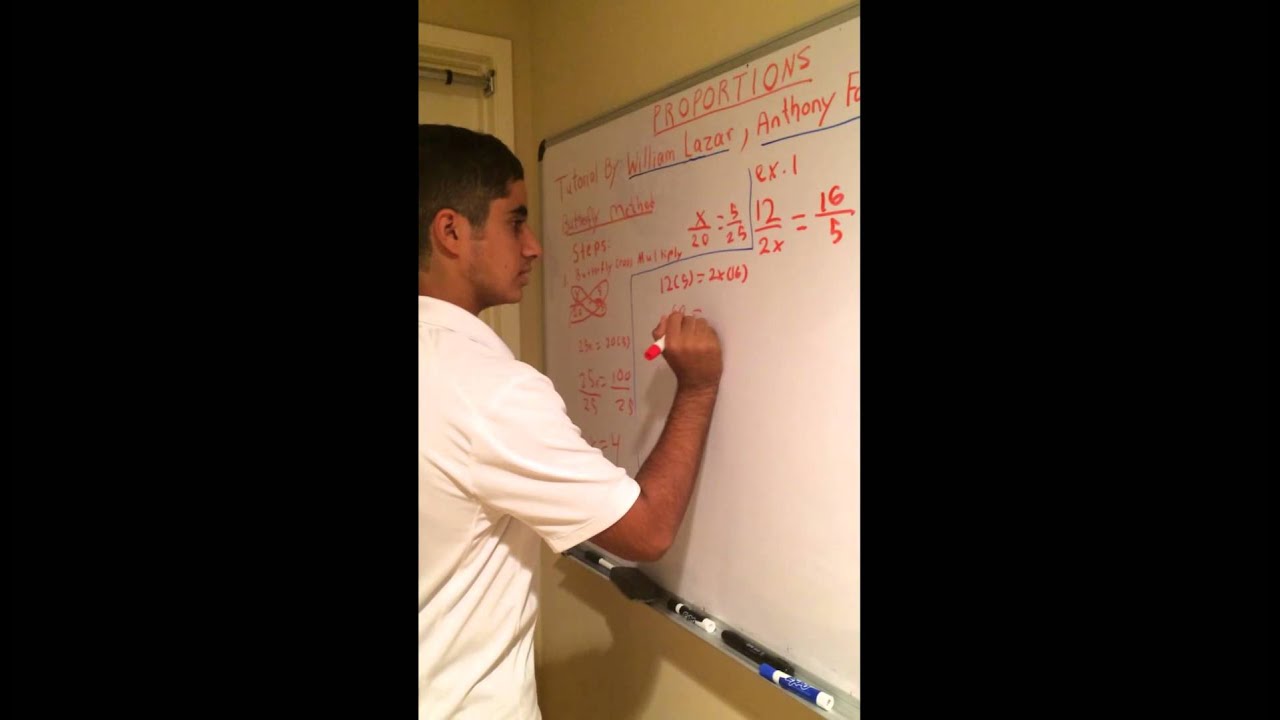 Proportions: The Butterfly Method - YouTube