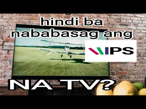 totoo bang hindi nababasag ang IPS panel na tv? - YouTube