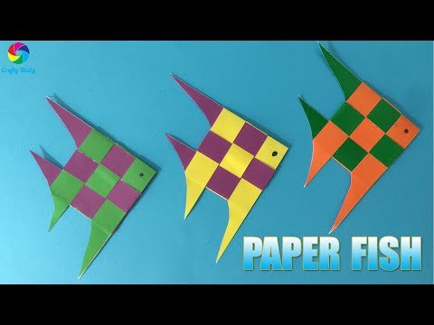 Paper Fish | How to make Paper Fish Step by Step Tutorial | Paper Fish Craft