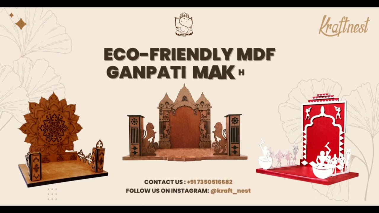 Ganpati MDF Makhar - YouTube