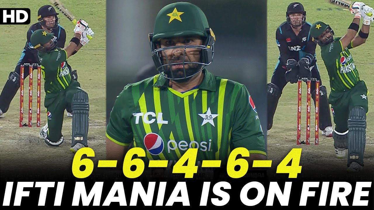 Iftikhar Ahmed is on Fire🔥| Pakistan vs New Zealand | 3rd T20I 2023 ...