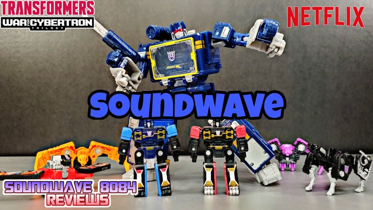 Transformers Netflix WFC Soundwave with Laserbeak & Ravage Review - YouTube