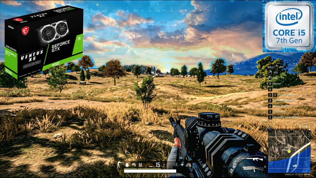 PUBG PC Gaming Test | i5 7th Gen + GTX 1650 + 16GB DDR4 | FPS ...