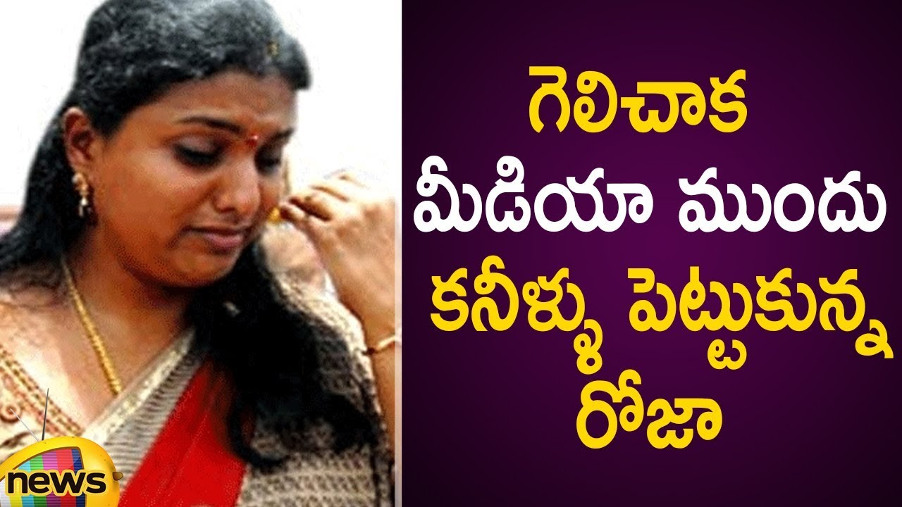 Roja Gets Emotional Before Media After Win In Nagari Constituency | AP ...
