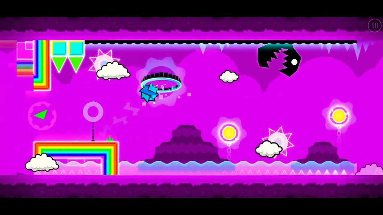 play geometry dash breeze over the cloud - YouTube