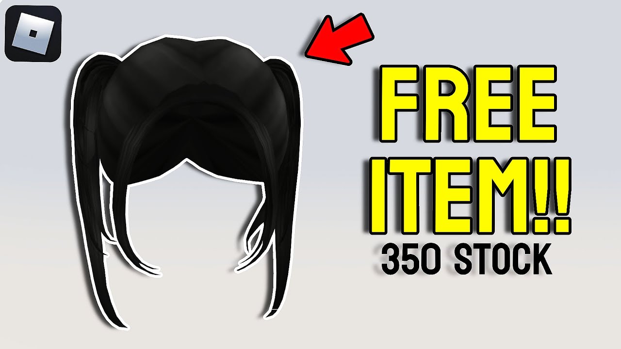 [350 STOCK!!] GET THIS NEW CUTE FREE LIMITED HAIR ITEM IN ROBLOX ...