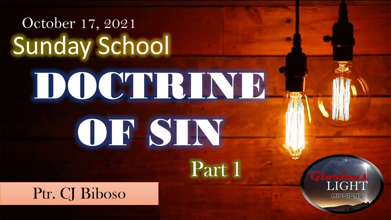 Doctrine of Sin (Part 1) - YouTube