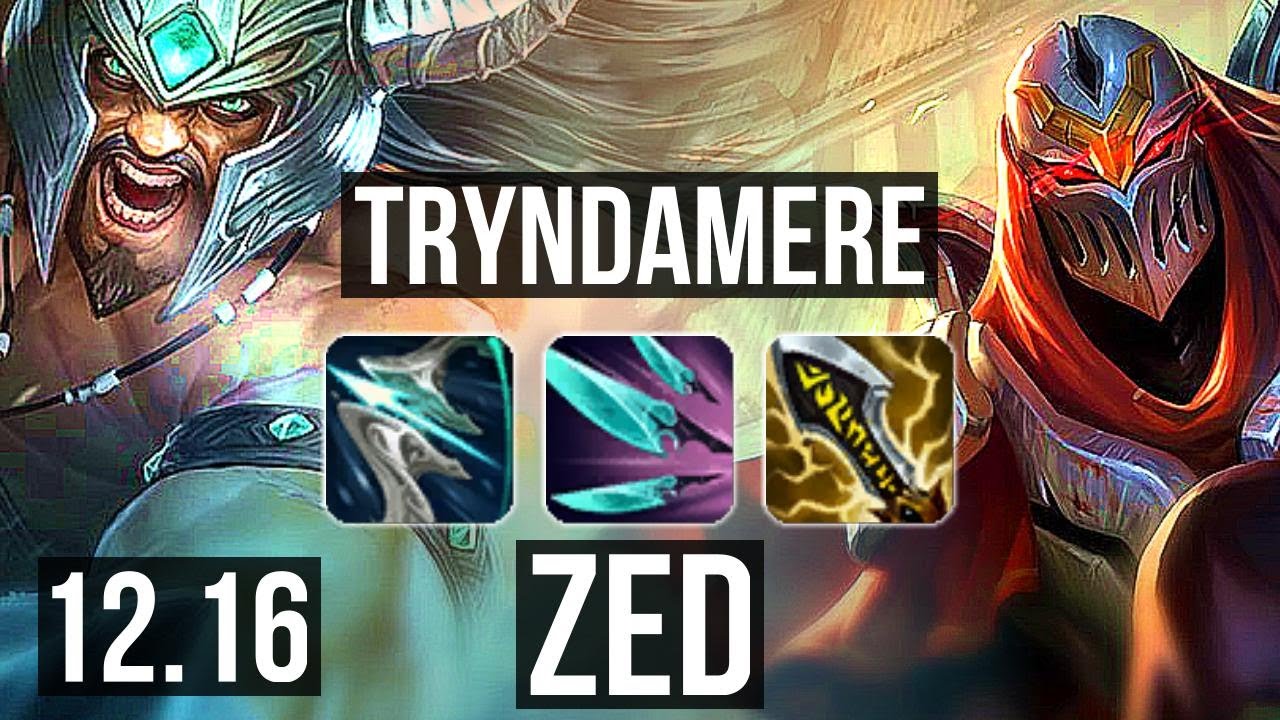 TRYNDA vs ZED (MID) | 3/1/10, 1000+ games, 1.4M mastery | KR Diamond ...