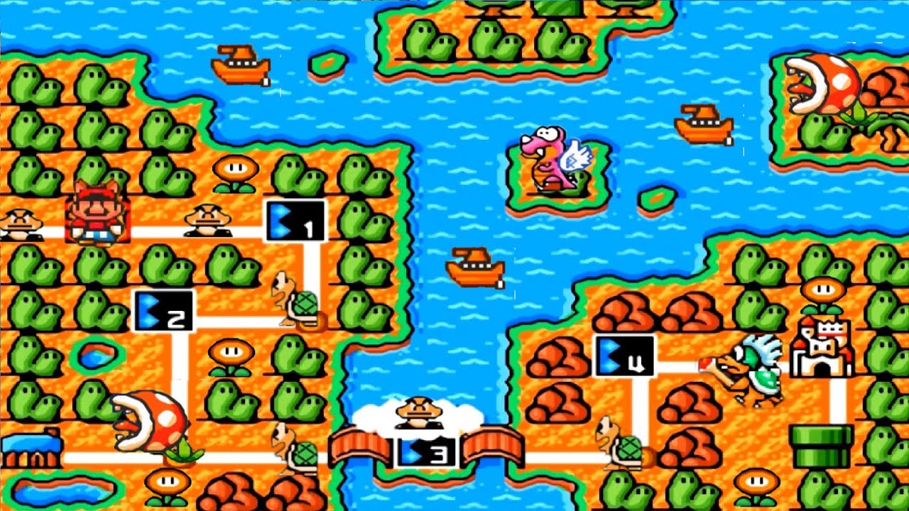 Super Mario Bros 3 HD: New Version 2020 - World 1: Grassland - YouTube