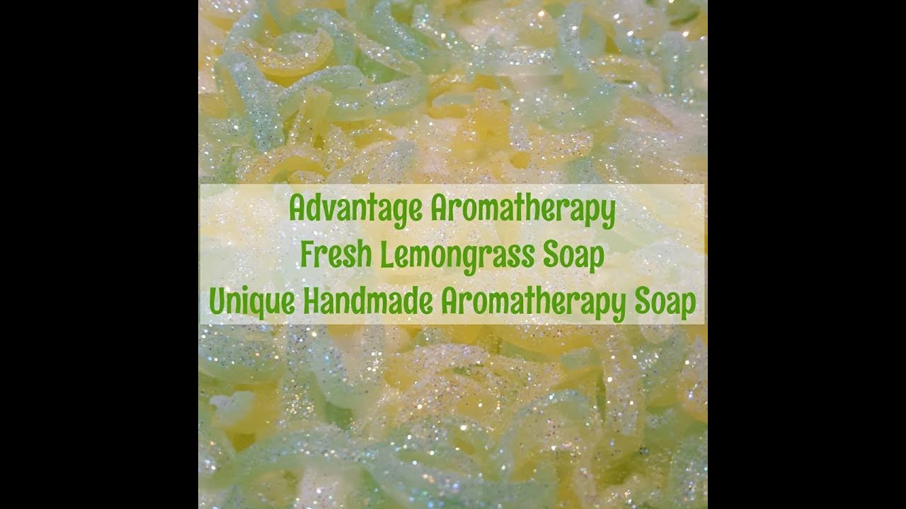My handmade fresh Lemongrass Soap - YouTube