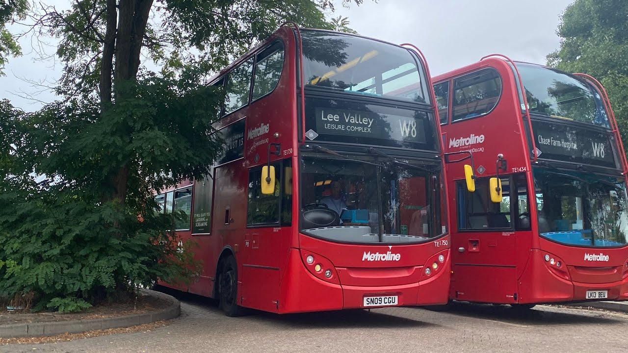 Full Route Visual | Route W8: Chase Farm Hospital to Lee Valley Leisure ...