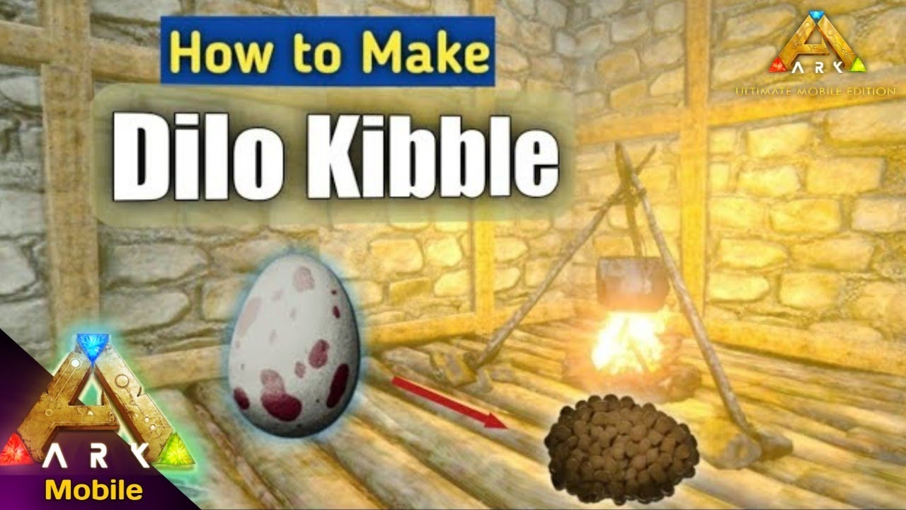 How to Make Dilo Kibble in Ark Mobile Revamp | Ark Kibble Recipes ...