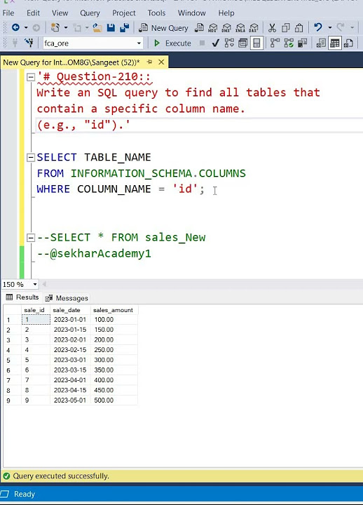 Sql Interview Question 210 Sql Mysql Oracle Interview Shorts Reels Coding 