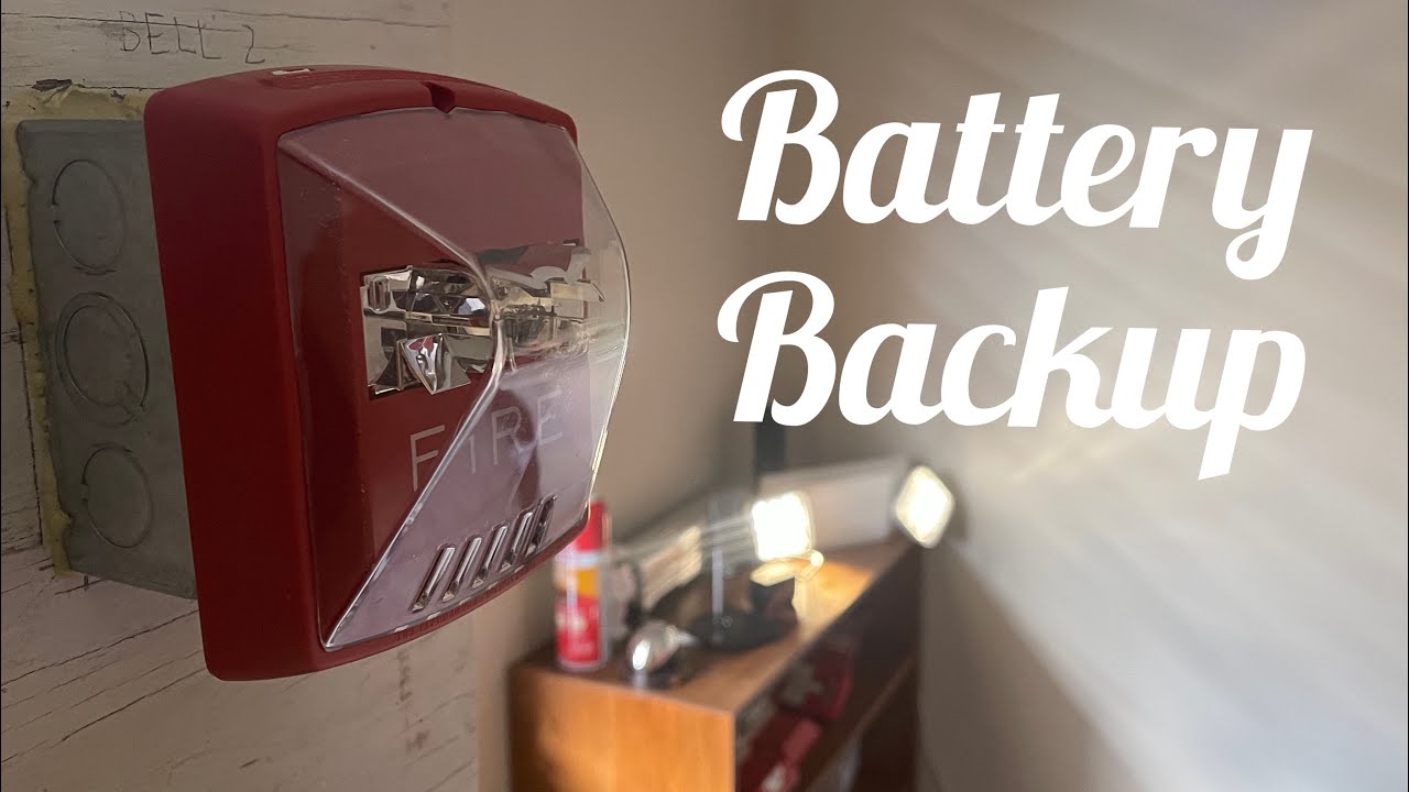 Notifier SFP-1024 FACC System Test 11: Battery Backup - YouTube