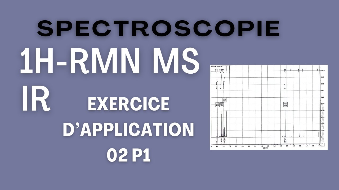 Exercice | Méthodes combinées | RMN H1 | IR | - YouTube