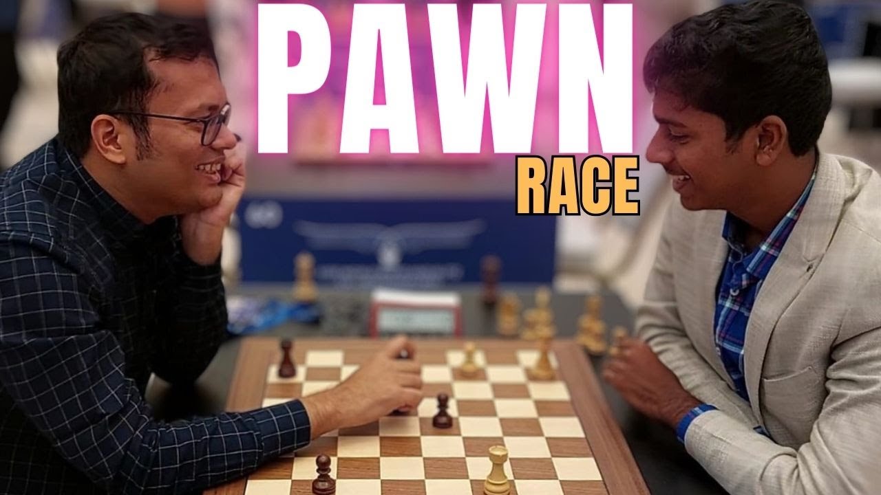 A Provoking Pawn Race | Surya Shekhar Ganguly vs Pranav V | World Rapid ...