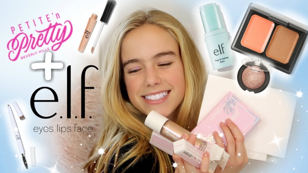 Petite 'n Pretty Unboxing + ELF Makeup Haul! || Emily Murden - YouTube