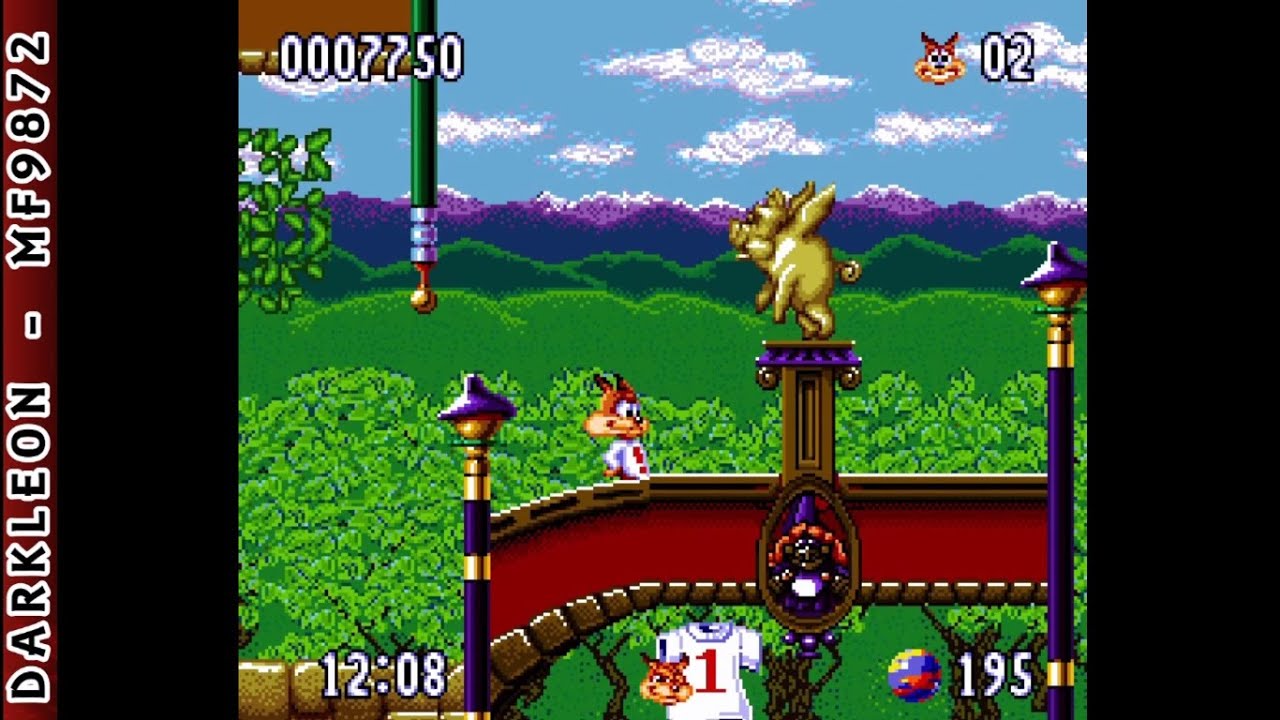 Super Nintendo - Bubsy II © 1994 Accolade - Gameplay - YouTube