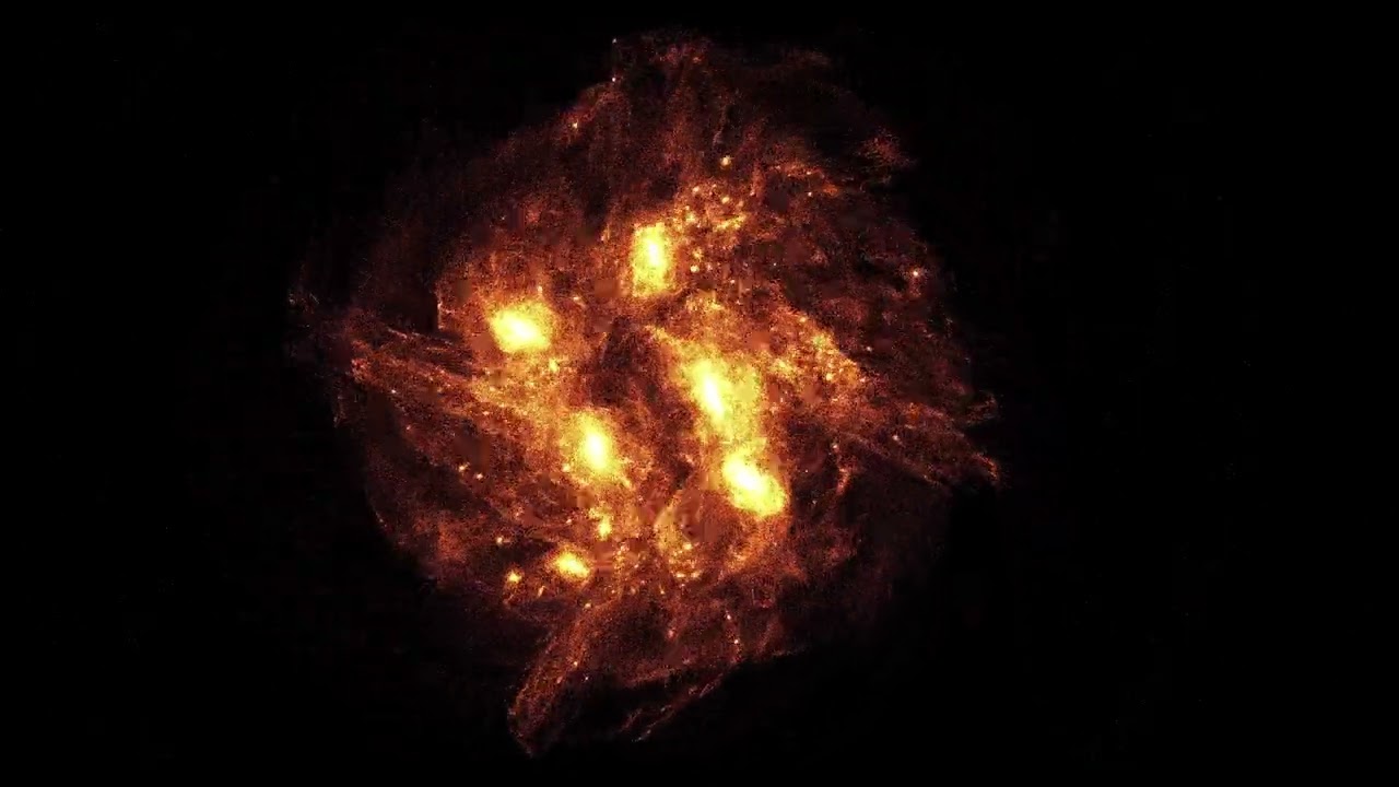 1,000,000 particle N-Body simulation - YouTube