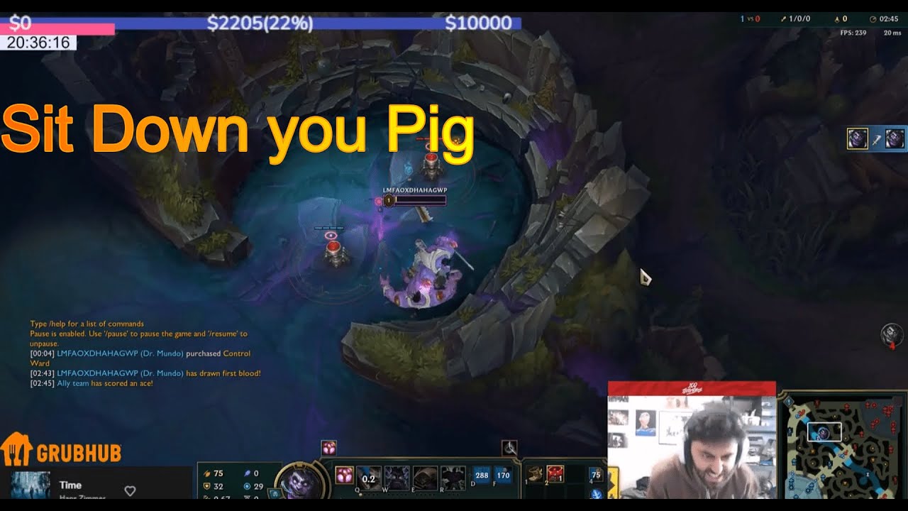 Yassuo And humzh Playing MUNDO dodgeball | Lol Clips - YouTube