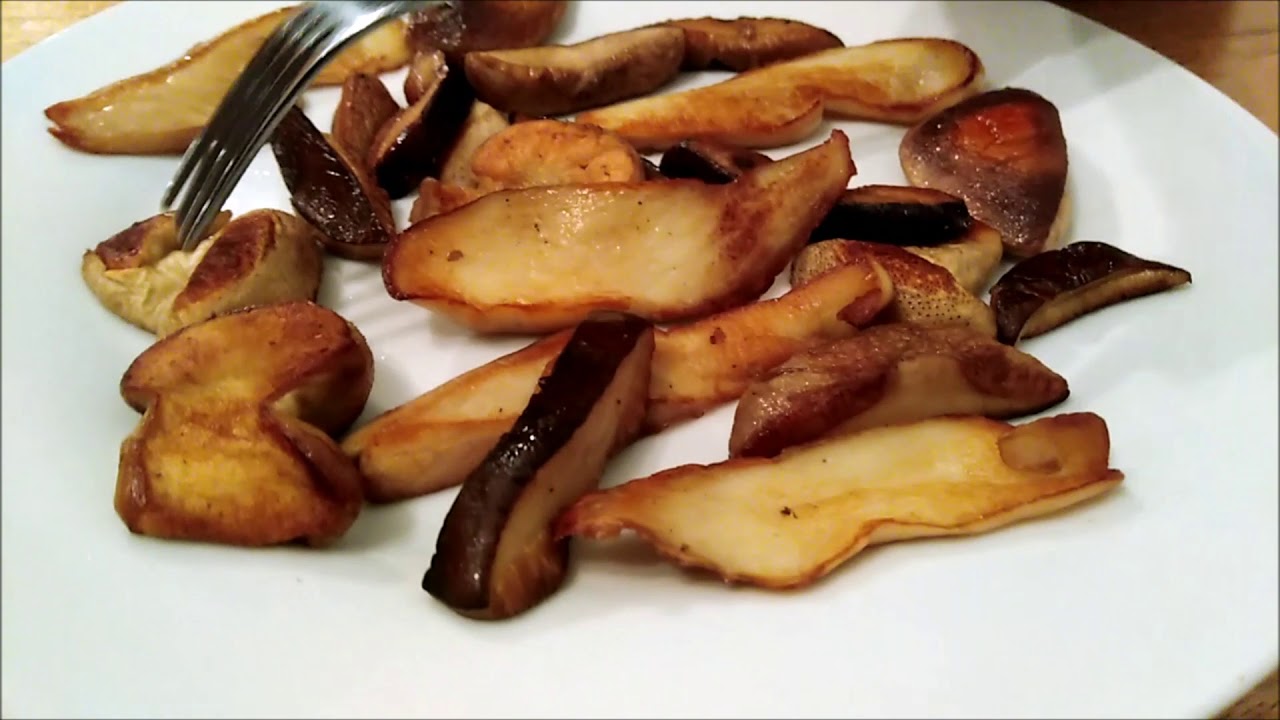 Fungi Foraging Cooking and Eating Bay Bolete, Common Puffball and Cep ...