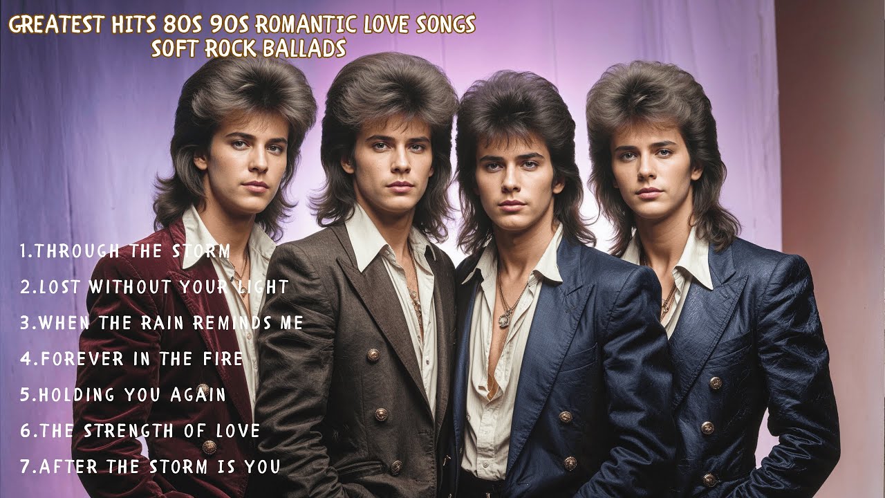 Greatest Hits 80s 90s Romantic Love Songs | Soft Rock Ballads | Through ...