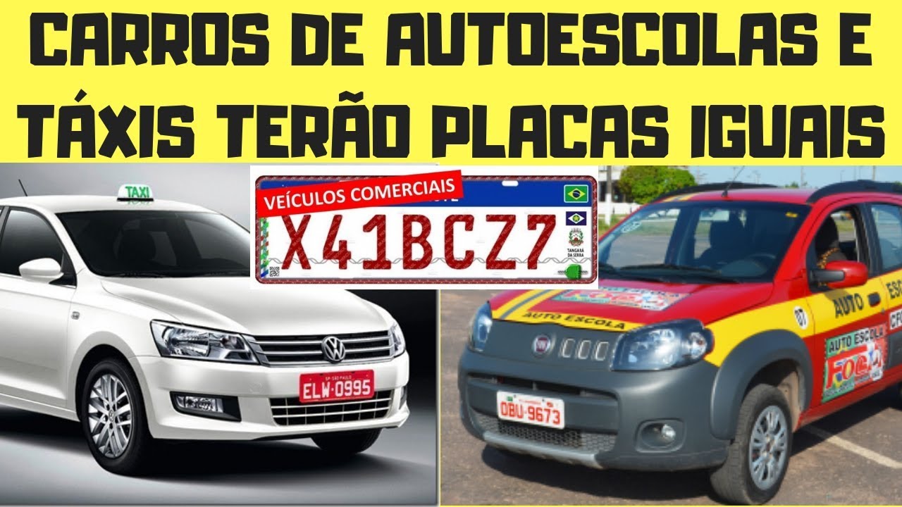 PLACAS COMERCIAIS - O QUE MUDA NAS PLACAS DOS TÁXIS? - YouTube