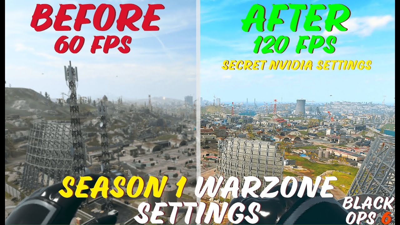 BO6 Warzone SEASON 1 GRAPHIC SETTINGS and WINDOWS SETTINGS for BEST FPS ...
