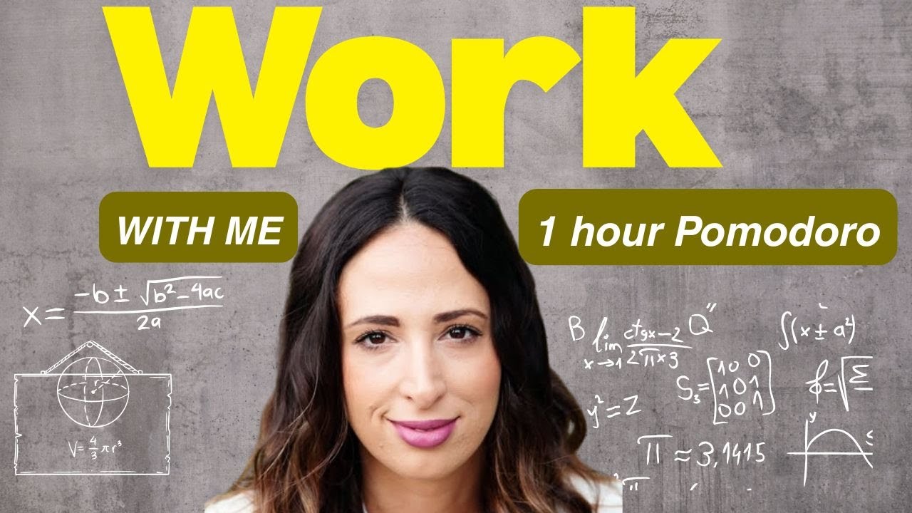 Work With Me — 1 Hour Pomodoro Timer with Music (25/5 Focus Method ...